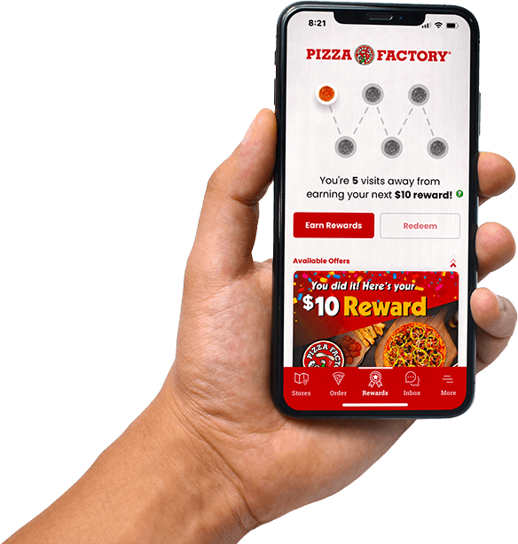 Pizza Factory | Eat Pizza. Get Rewarded.